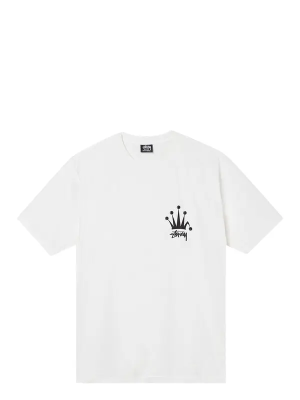 StÜssy Regal Crown Pigment Dyed Tee 'natural - White