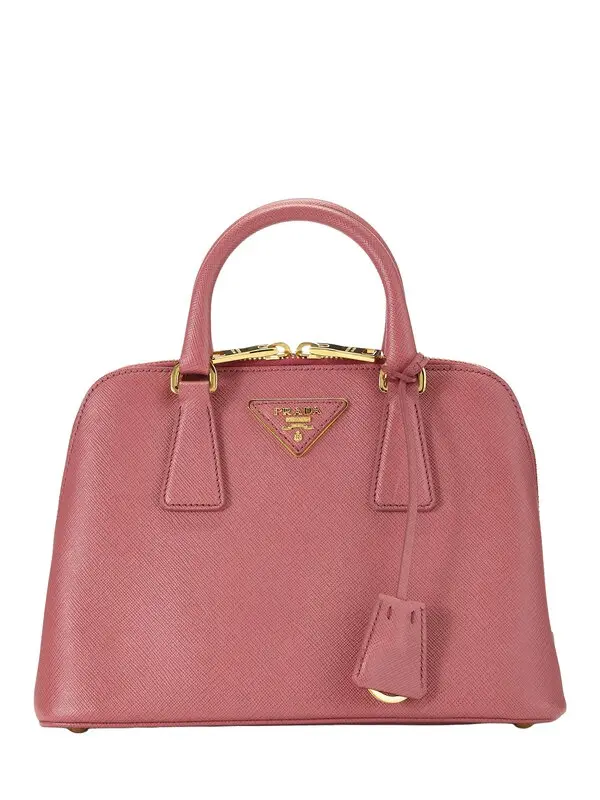 Prada Saffiano Promenade Top Handle Bag - Pink