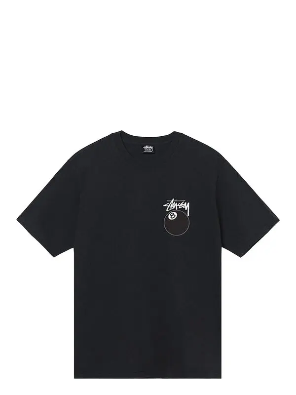 StÜssy 8 Ball Pigment Dyed Tee - Black