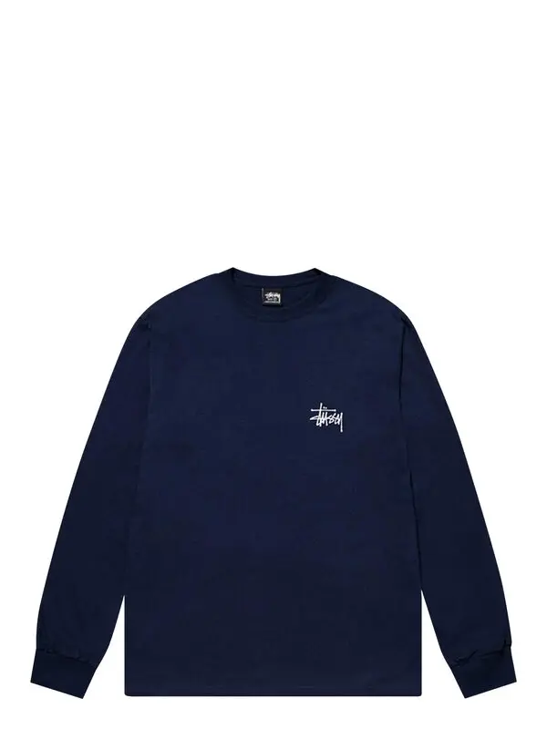 StÜssy Basic Long-sleeve Tee 'navy - Blue