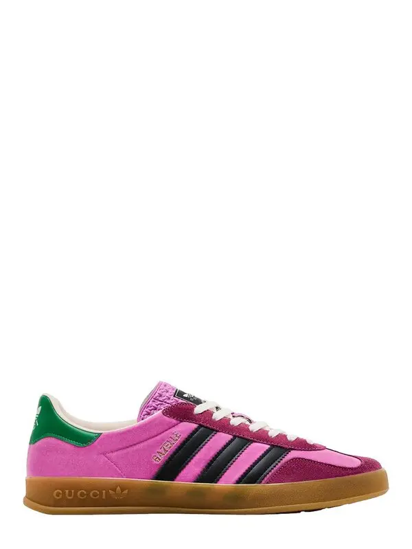 Adidas X Gucci Gazelle Velvet Sneakers - Pink