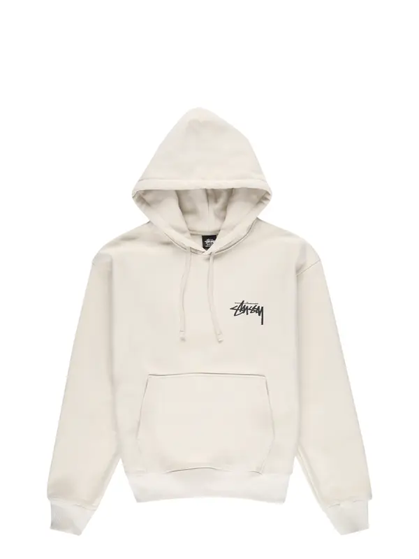 StÜssy 8 Ball Fade Hood - Cream