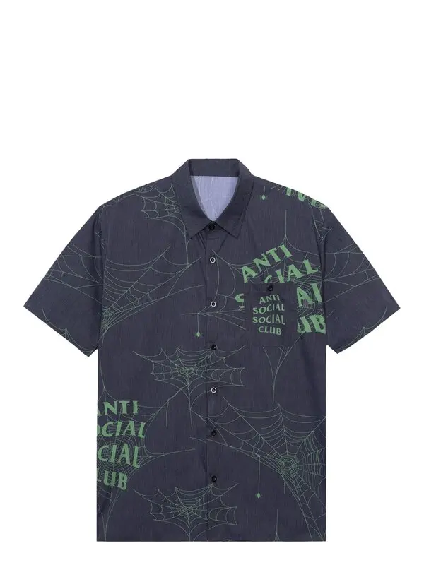 ANTI SOCIAL SOCIAL CLUB Crawling In The Dark Button Up - Black