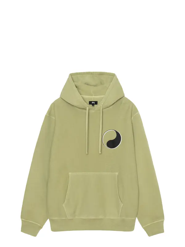 StÜssy X Our Legacy Drop Shadow Pigment Dyed Hoodie - Green