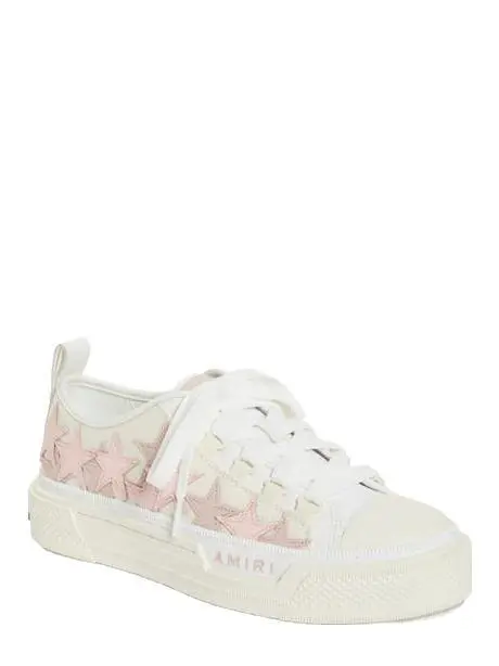 Amiri Stars Court Low Top Sneakers - Pink