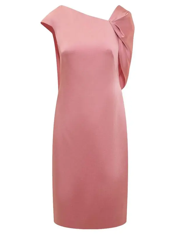 Givenchy Midi Asymmetrical Dress - Pink