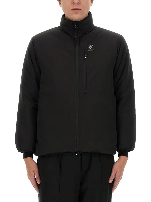 SOUTH2 WEST8 Jacket With Logo - Black
