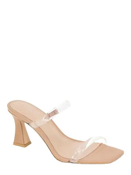 Bcbgmaxazria Routa Slide Sandal - Clear/tan