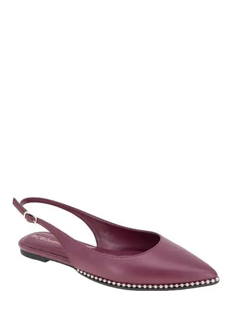 Bcbgmaxazria Valerie Slingback Pointed Toe Flat - Windsor Wine