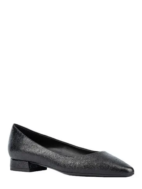 Aquatalia Penina Weatherproof Pointed-toe Flats - Black