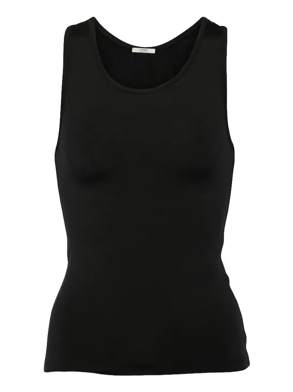 FFORME Pari Silk-blend Tank Top - Black