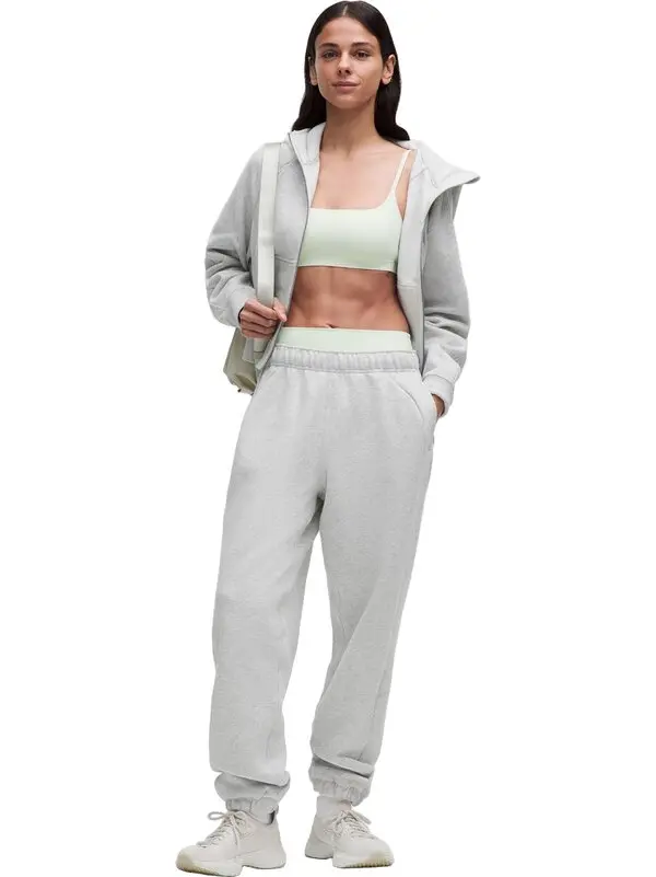 Lululemon Scuba Mid-rise Oversized Jogger - Heathered Core Ultra Light Grey