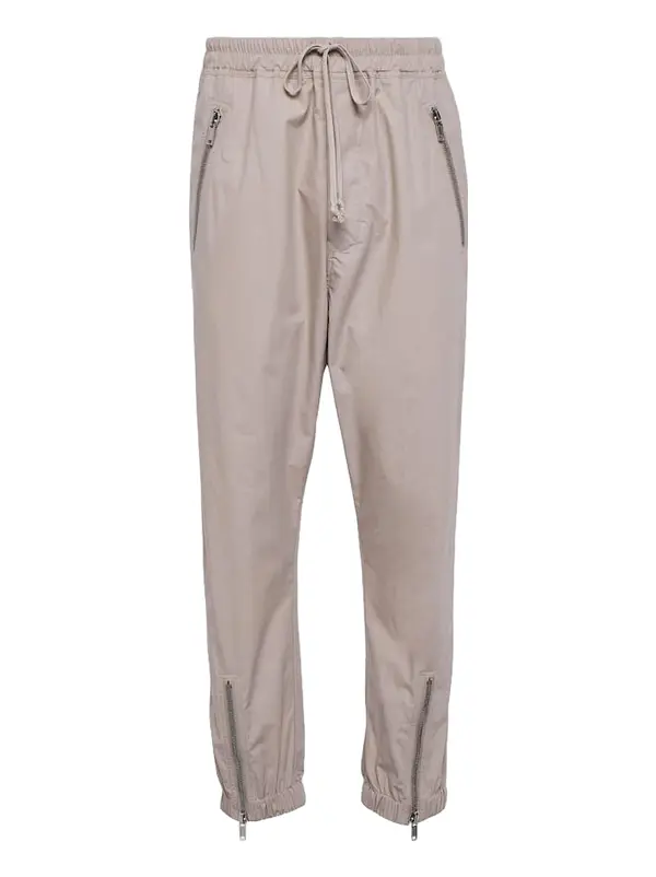 Rick Owens Cotton Poplin Chino Pants - White