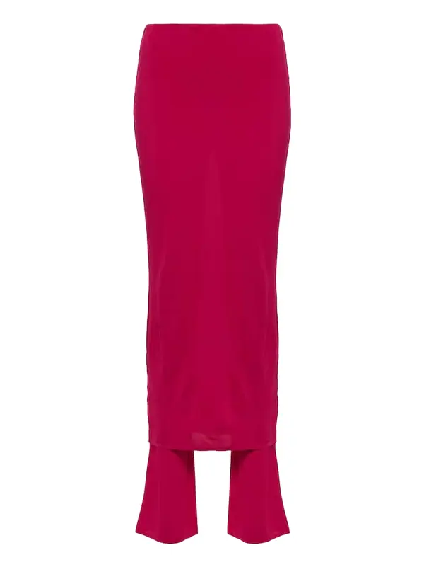 Alaïa High-rise Jersey Skirt Pants - Pink