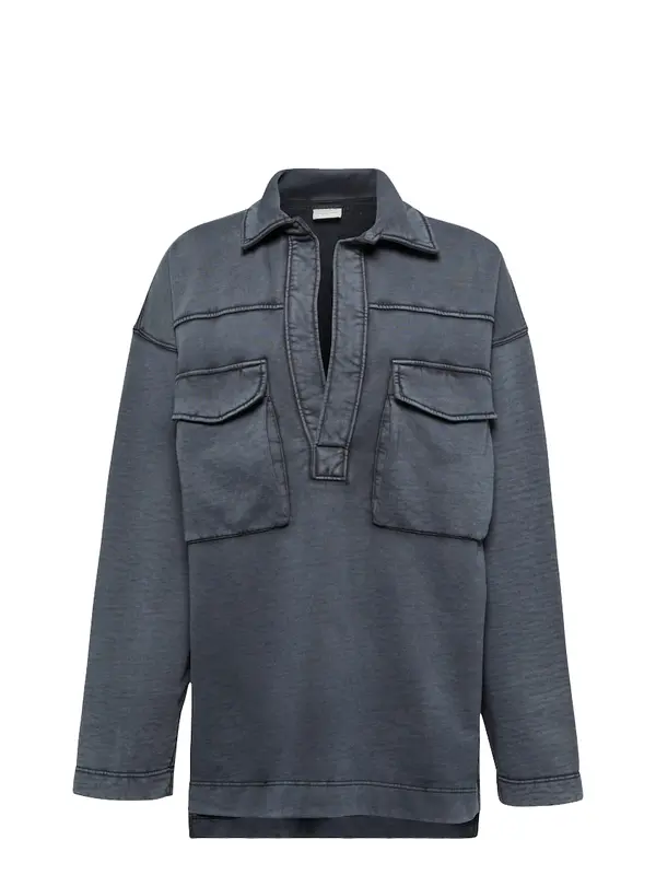 Dries Van Noten Hassette Cotton Jersey Sweatshirt - Grey