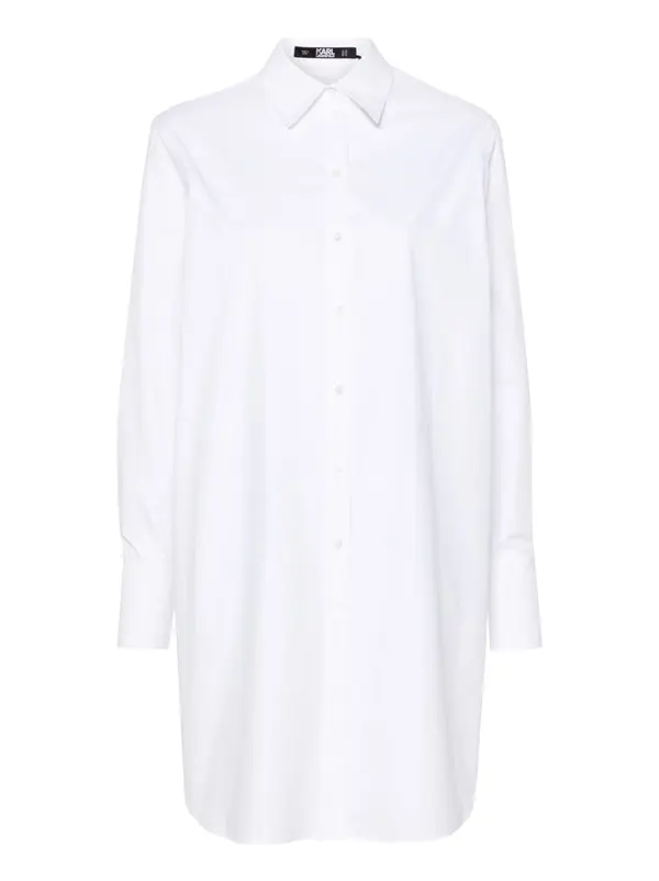 Karl Lagerfeld K/lny Ikonik Shirtdress - White