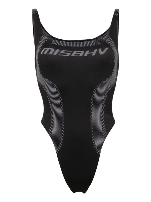 MISBHV Logo-embroidered Jacquard Body - Black