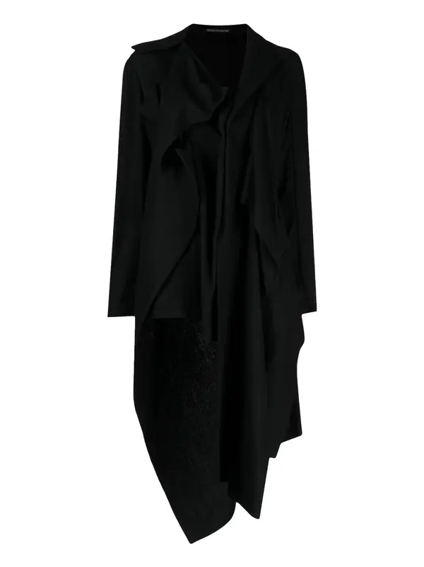 Yohji Yamamoto Asymmetric Wool Jacket - Black
