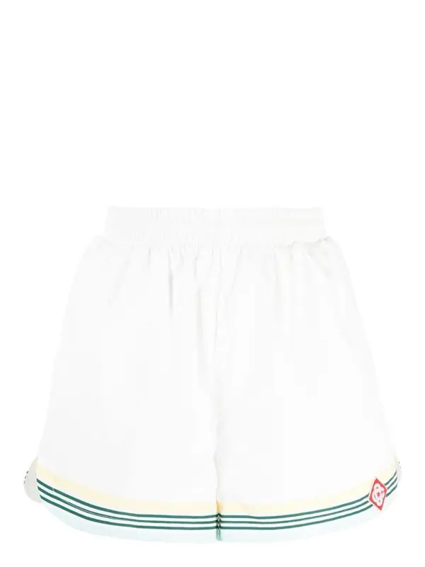 Casablanca Monogram Track Shorts - White