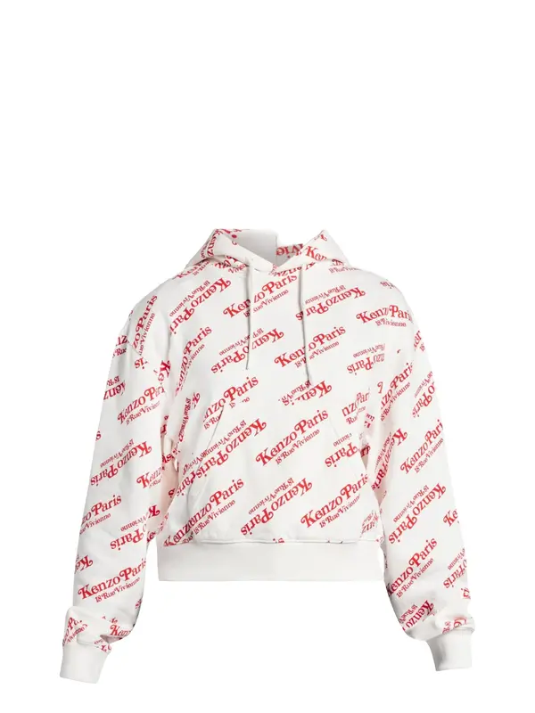 Kenzo X Verdy Logo-print Hoodie - White