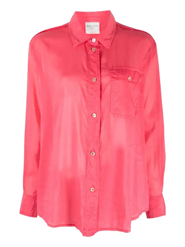 FORTE_FORTE Long-sleeve Shirt - Pink