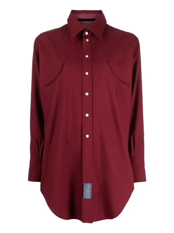 MAISON MARGIELA Pendleton Reversible Wool Shirt - Red