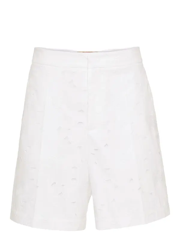 Valentino Garavani San Gallo Bermuda Shorts - White