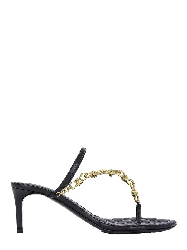 Bottega Veneta Leaf Sandal - Black