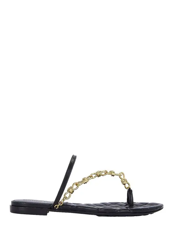 Bottega Veneta Leaf Sandal - Black