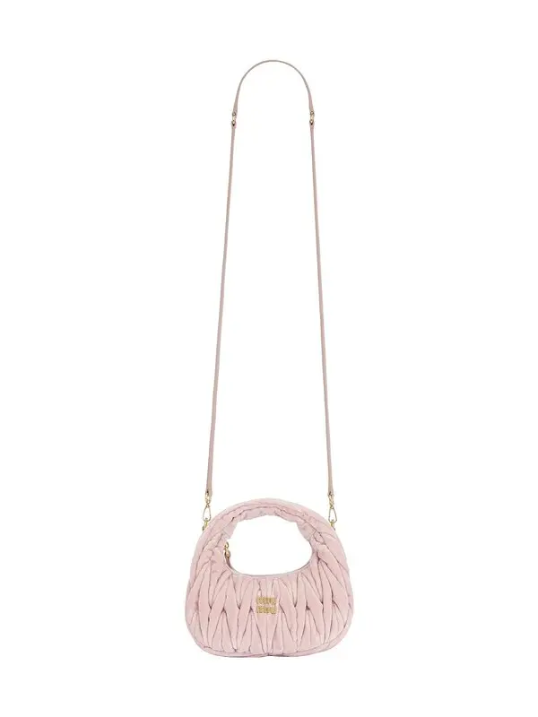 Miu Miu Wander Hobo Bag - Alabastro
