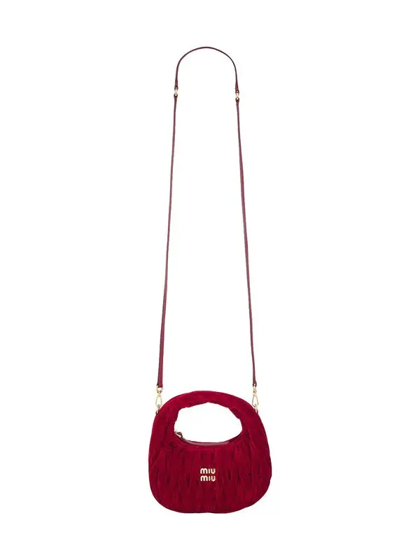 Miu Miu Wander Hobo Bag - Rosso