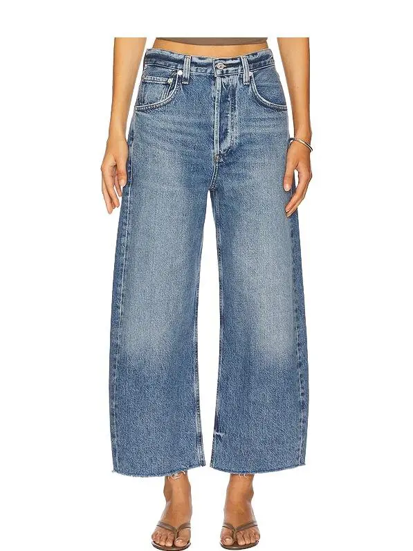 Citizens Of Humanity Ayla Undone Hem Crop Jeans - Telegraph