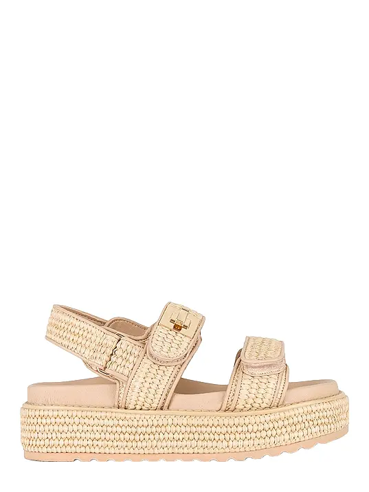 Steve Madden Bigmona Platform - Natural Raffia
