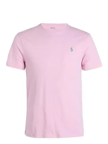 Polo Ralph Lauren Custom Slim Fit Jersey Crewneck T-shirt T-shirt Size Cotton - Pink