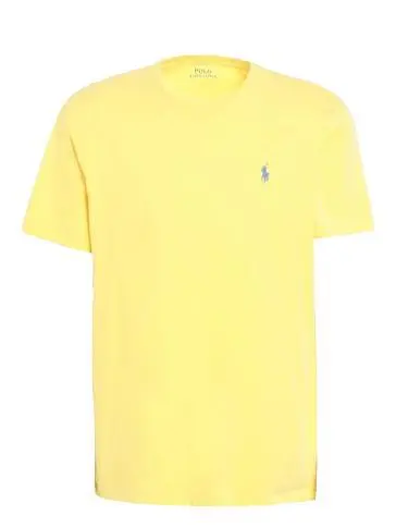 Polo Ralph Lauren Custom Slim Fit Jersey Crewneck T-shirt T-shirt Size Cotton - Yellow