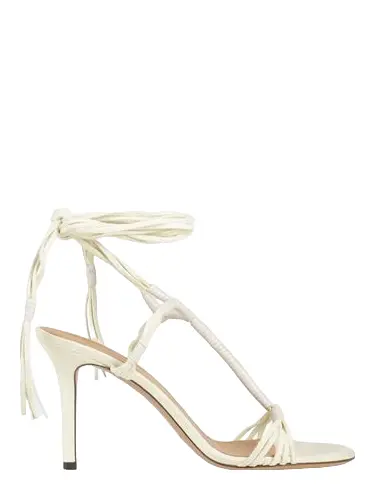 Isabel Marant Sandals In Lambskin, Calfskin & Cow Leather - Yellow