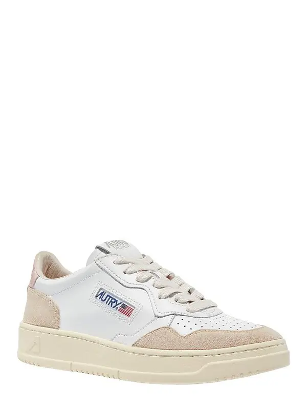 AUTRY Medalist Low Top Sneakers - White/pink