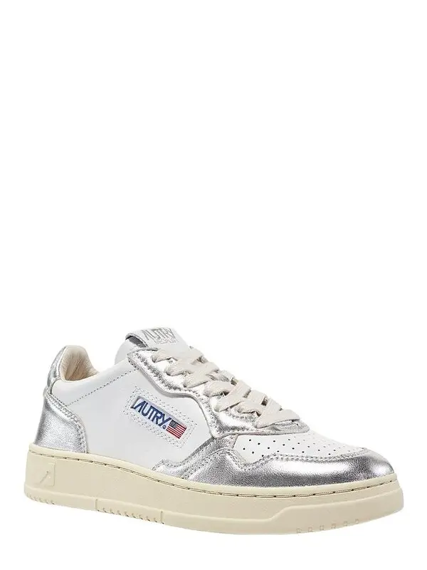 AUTRY Medalist Low-top Sneakers - White/silver