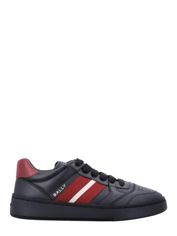 Bally Leather Sneakers - Black