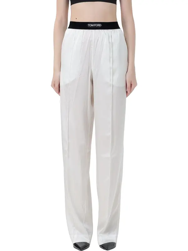 TOM FORD Wide Leg Pants - Beige