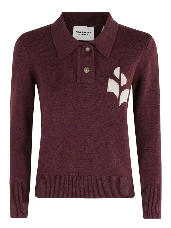 Isabel Marant Polo Shirt - Burgundy