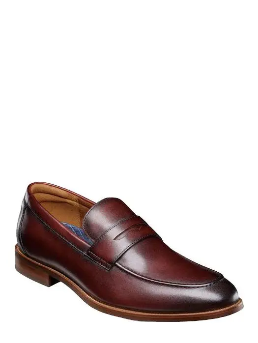 Florsheim Rucci Apron Toe Penny Loafer - Burgundy