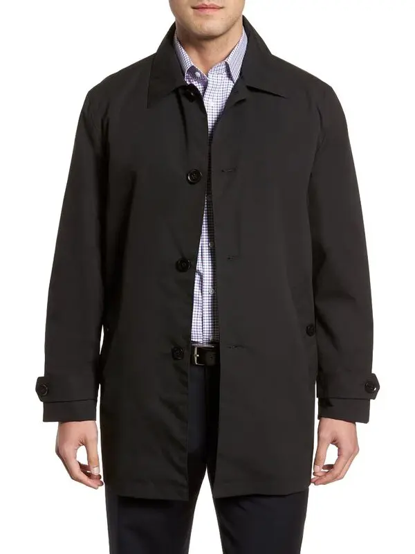Cole Haan Raincoat - Black