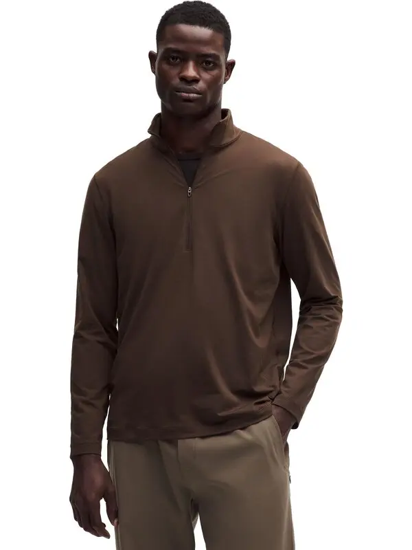Lululemon Soft Jersey Half Zip - Walnut Crunch