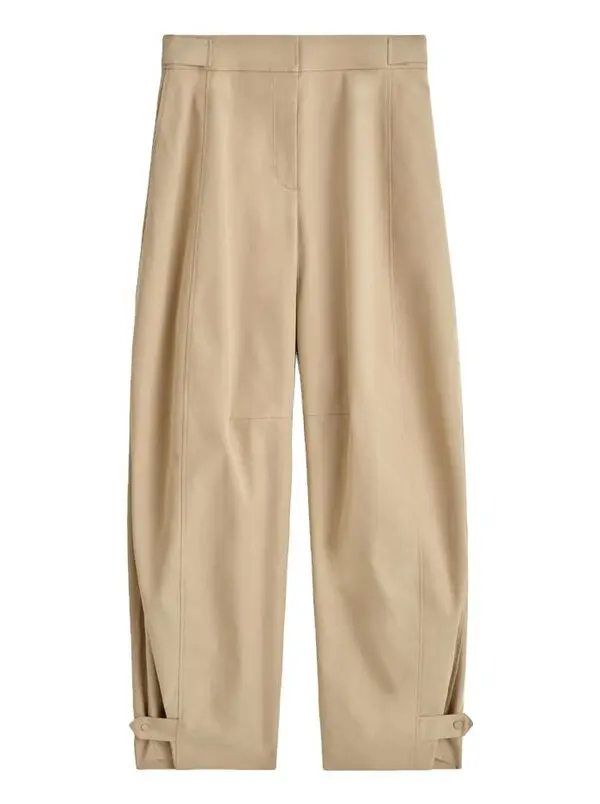 Cos Utility Barrel-leg Pants - Beige