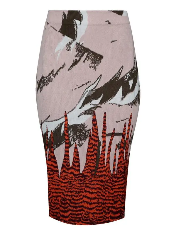 Bottega Veneta Jacquard Skirt - Cameo