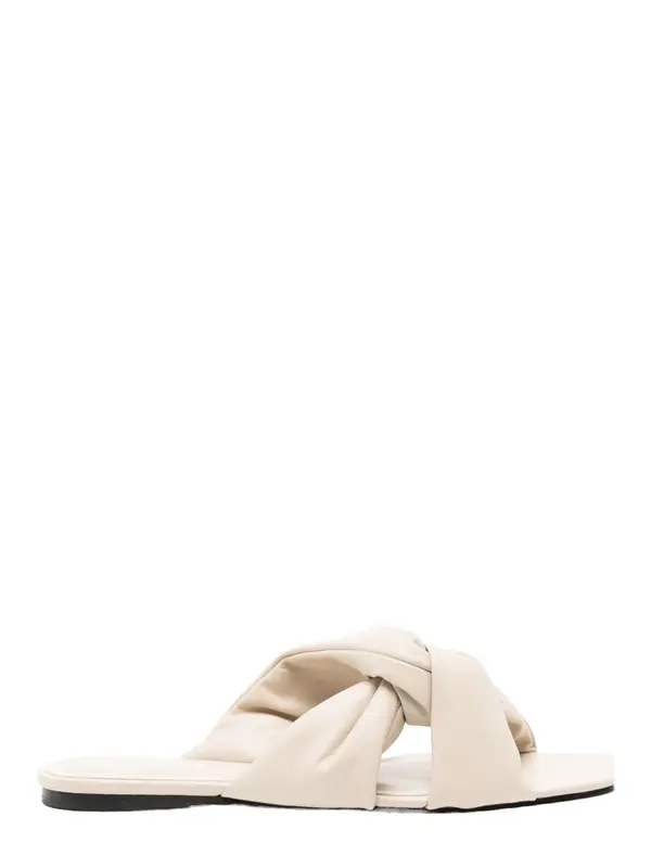 Studio Amelia Pillow Loop Flat Sandals - Neutrals
