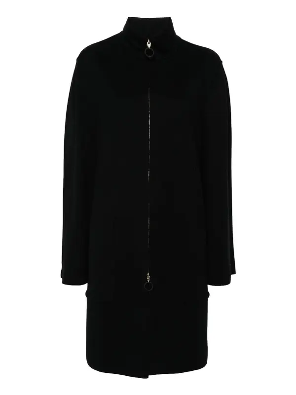 Giorgio Armani Wool-cashmere Coat - Black