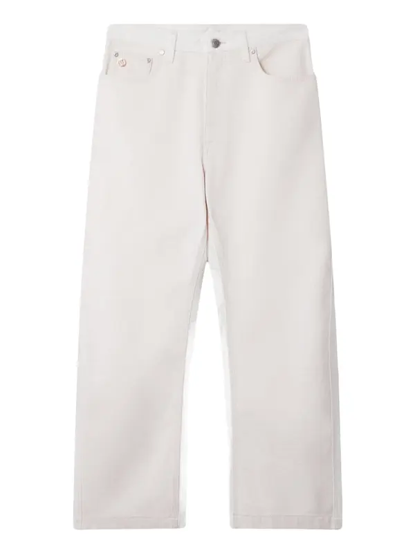 Stella McCartney High-waist Cropped Jeans - Neutrals