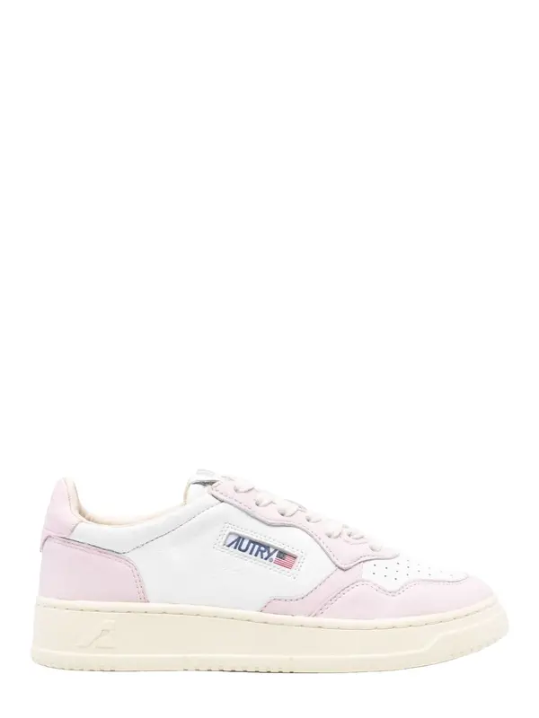 AUTRY Medalist Leather Sneakers - Pink